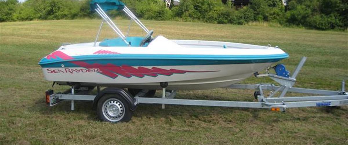 Sea Ray rayder f14 *solgt* - - Sjov sommerbåd til vandski og...