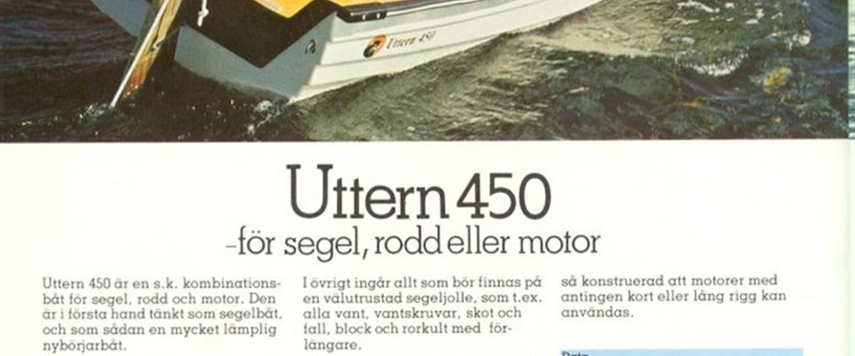 Uttern 450 - 1981 - heller 10 både i vandet, end ...
