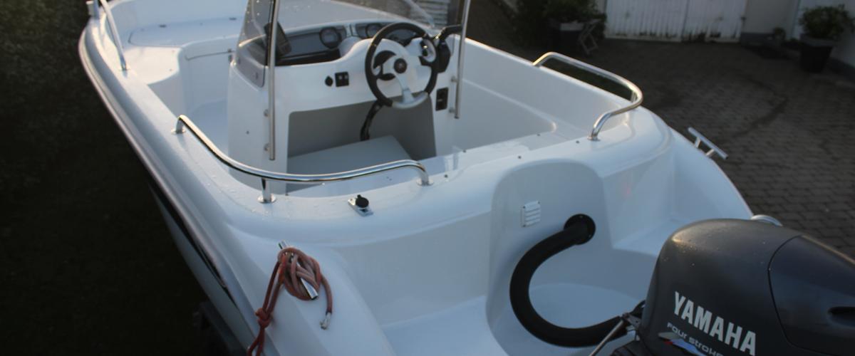 FinnMaster 4900 clx - 2008 - Vores første båd:-) Købt he...