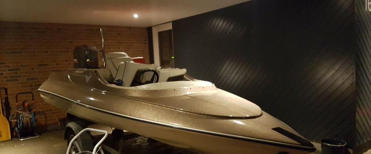 Sims Super Sims Super V - 1990 - Vanvittig speedbåd med en utr...