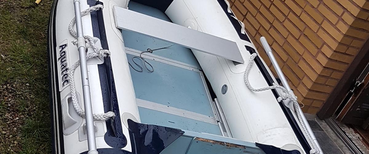 X gummibåd Aquatec - 2014 - med fast bund.