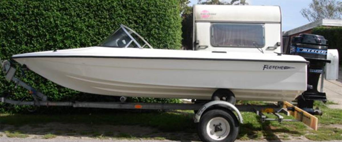 Fletcher speed 50 - 1989 - perfeckt ny begynderbåd sejle...