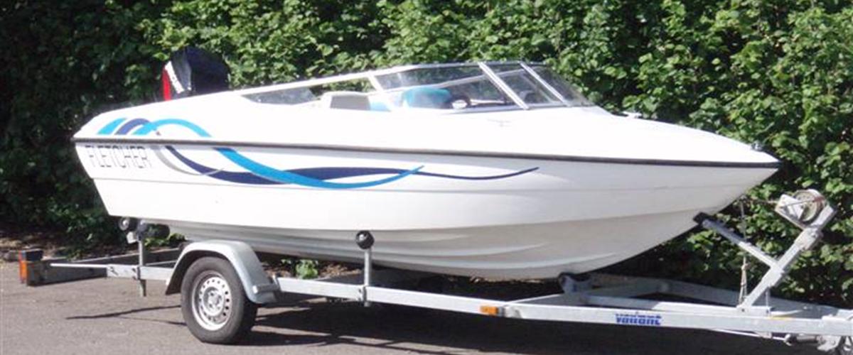 Fletcher FT16 - 1996 - en rigtig sjov og hurtig båd,...