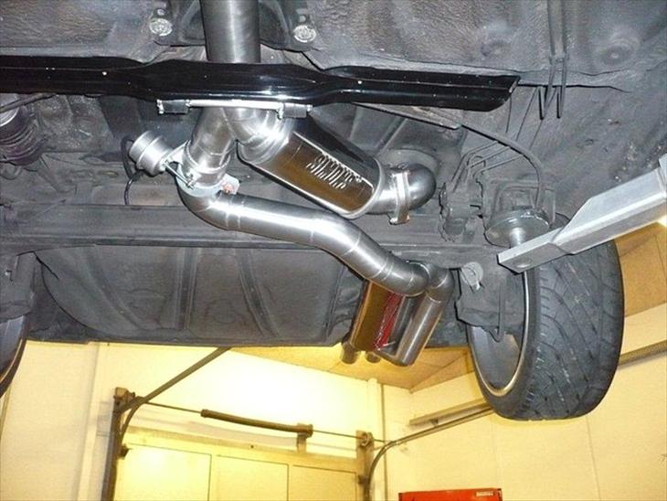 VW Golf III VR6 Turbo (Custom JVK 3" Exhaust with 70mm VES valve ...