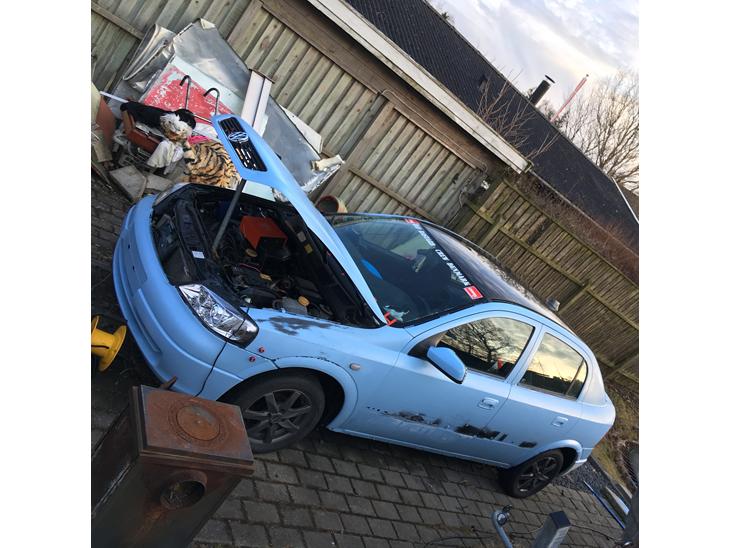 Opel astra G paintjob projekt. Farvekode; 1021 Skyline Blue ...