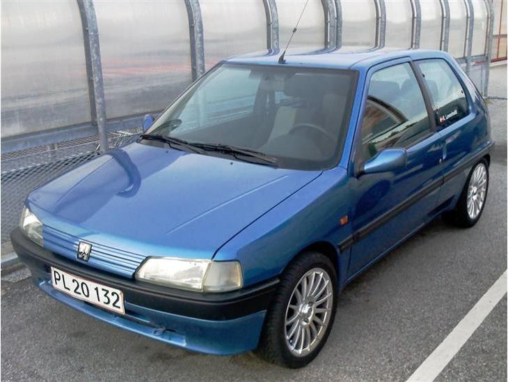 Peugeot 106 1,4 XS (Solgt) - 1994 - Farve: Miami Blue. Bilen e...
