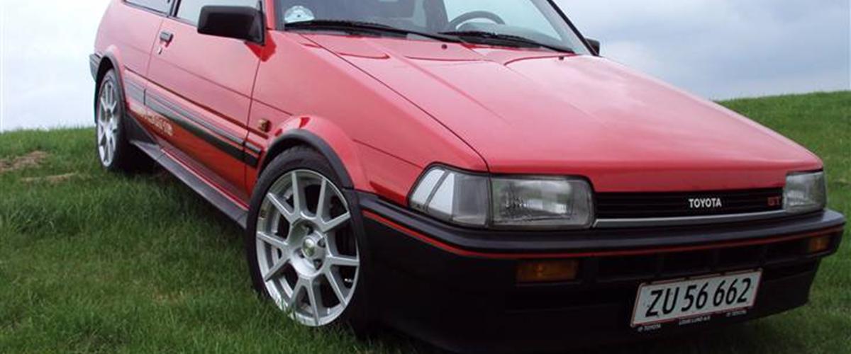 Toyota Corolla Gt Twin cam 16 - 1986 - Jeg købte bilen først i decem...