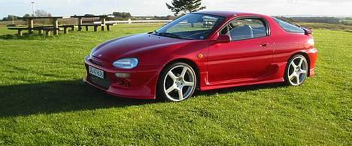 Mazda mx3 "Den sprøde røde2" - 1991 - Jeg elsker den her bil, den e...