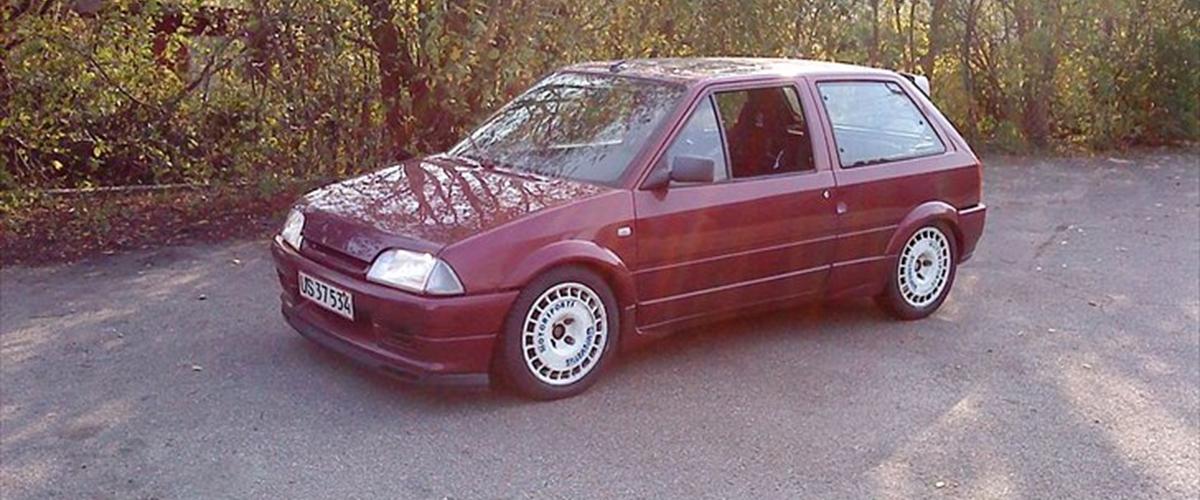 Citroën AX GTI - Solgt - 1995 - cup monteret, tilpasset model...
