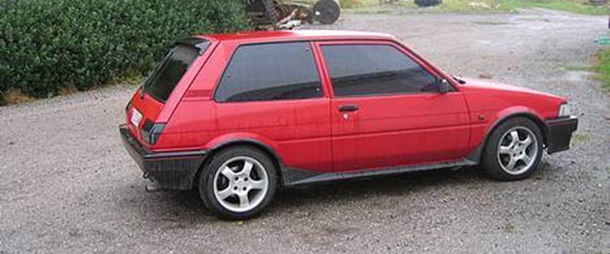 Toyota Corolla GT 16V - 1986 - Synet i juni 05.. uden anmær...