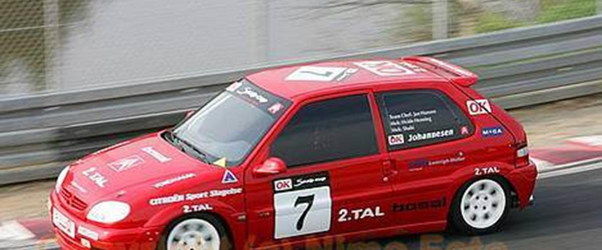 Citroën Saxo Cup baneracer - 2002 - se: www.saxocup.dk www.Citr...