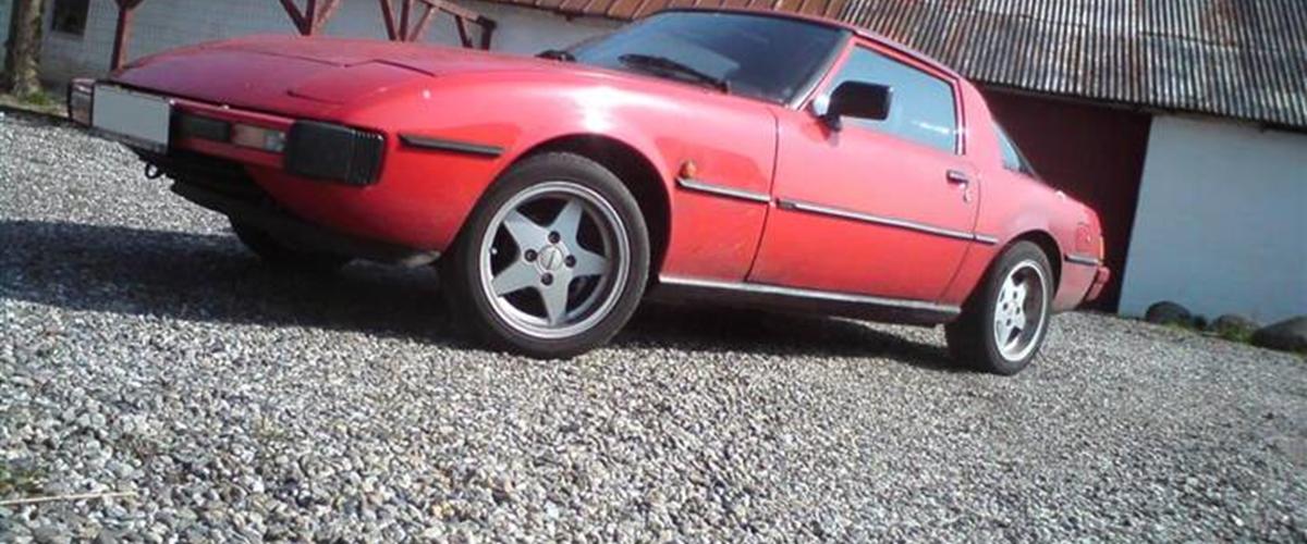 Mazda RX-7 Wankel - 1980 - yderst sjælden bil i danmark....