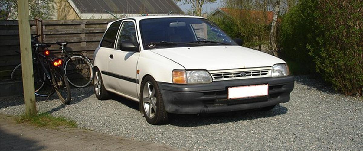 Toyota Starlet Turbo - 1990 - Sjov lille hurtig bil.. :)