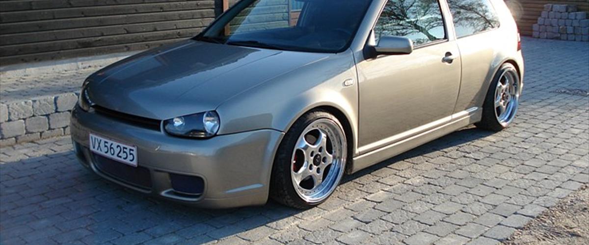 VW Golf 4 TDi - 1998 - Forholdsvis lav, og pænt bred...
