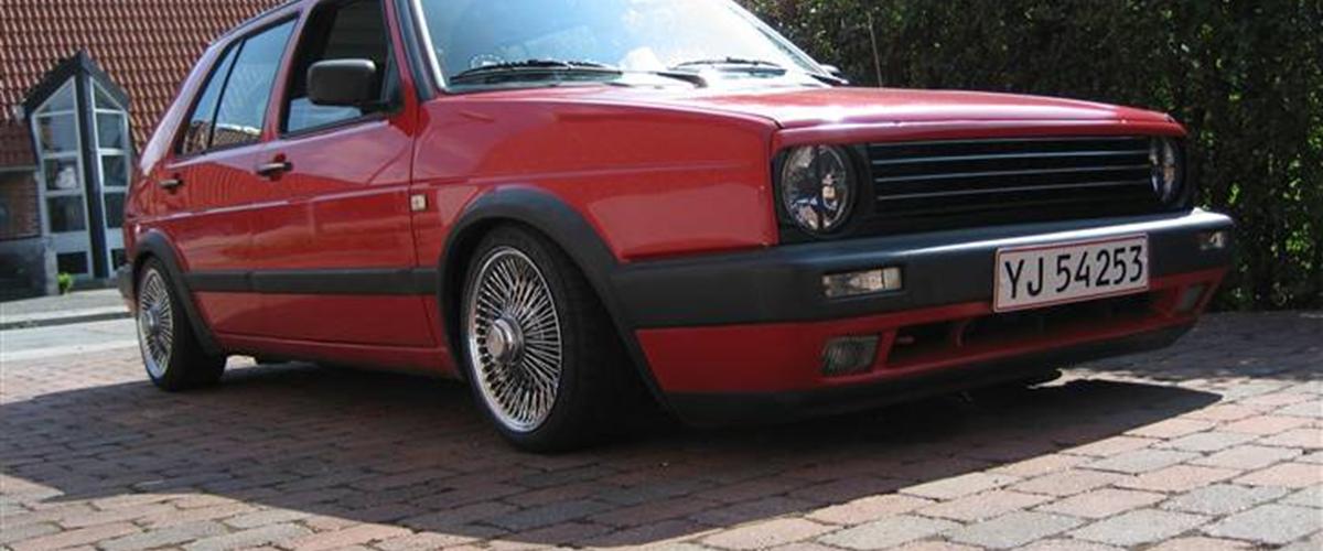 VW golf 2 - 1991 - BBS RS 3 delt split fælge er ...
