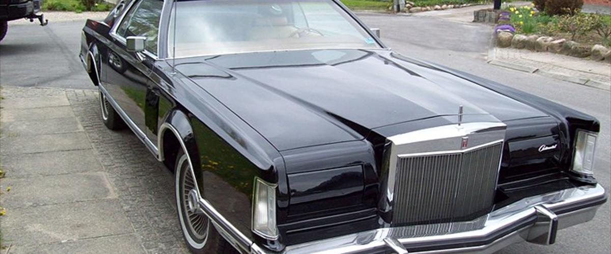 Lincoln continental solgt - 1978 - får den store tur i løbet de ...