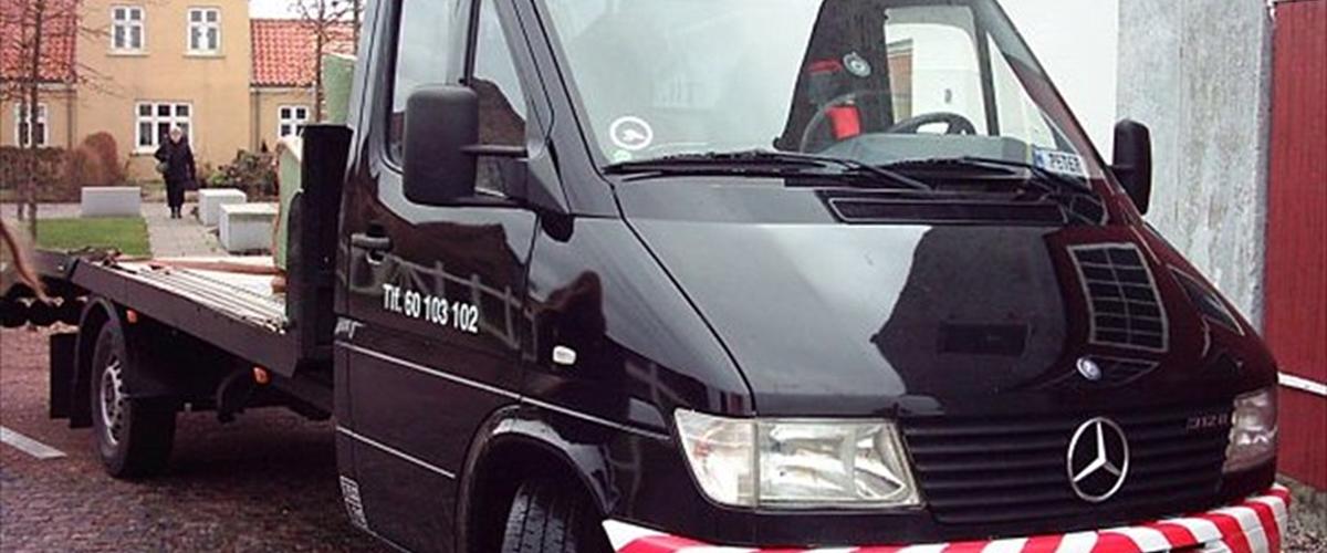 Mercedes Benz AUTOTRANSPORTER - 1997 - Bilen blev købt bare med ramm...