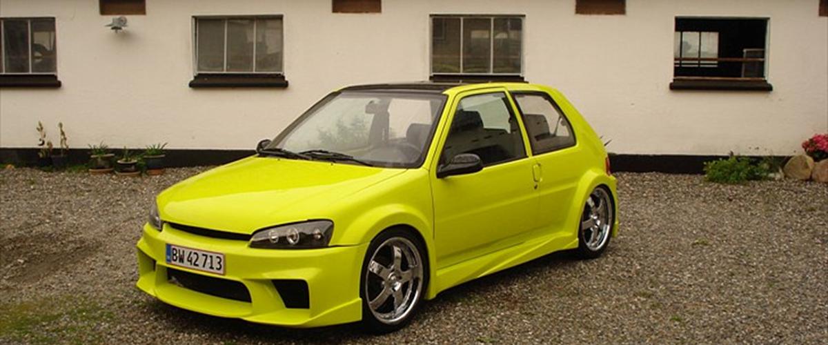 Peugeot 106 rally widebody SOLGT - 1996 - bilen er fuldt ud ny renovere...