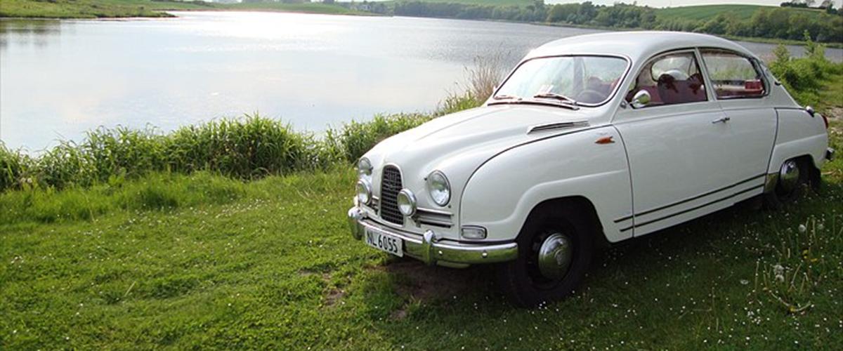 Saab 96 Sport - 1964 - bilen står på min fars museum...
