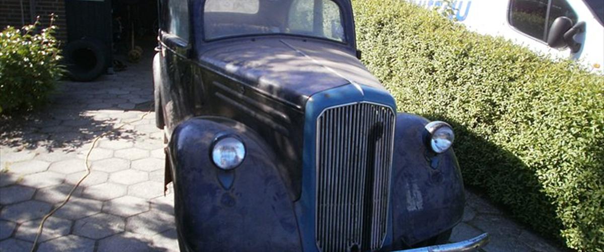 Ford Anglia E04A - 1946 - bilen har kørt fra 1947-1972 ...