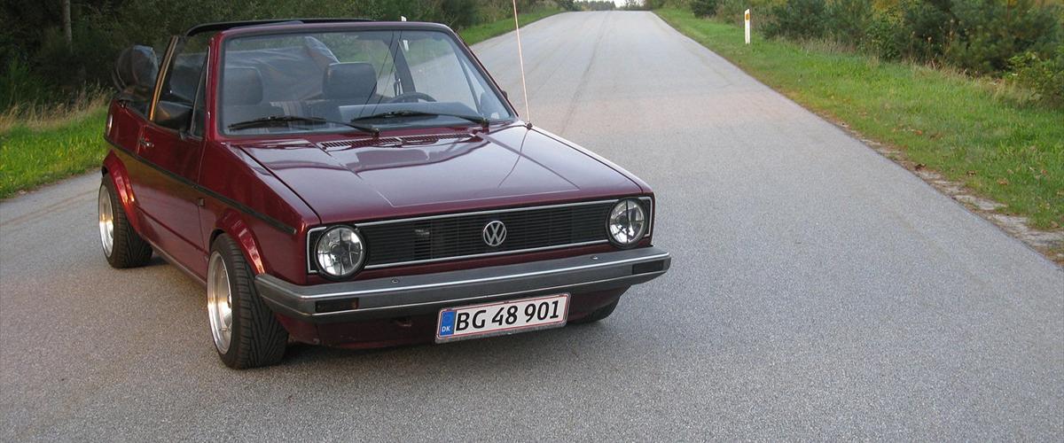 VW Golf 1 Cabriolet Gls - 1981 - utrolig velkørende golf 1 fra...