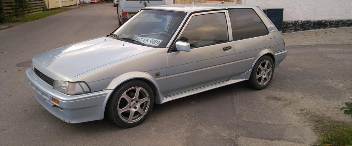 Toyota corolla AE82 GT-Twincam SOLGT - 1985 - købte bilen den 9/10-2011 ...