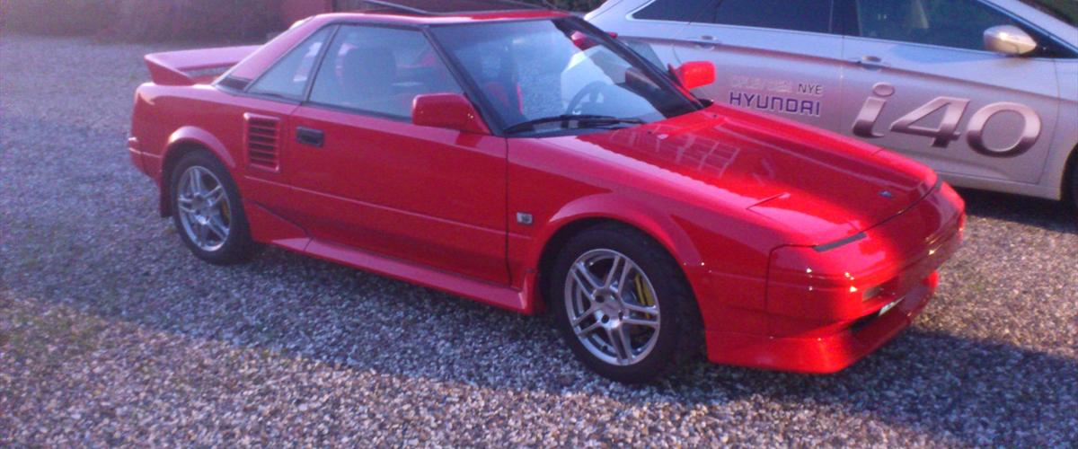 Toyota Mr2 Aw11 - 1985 - står som ny lige blivet lavet...