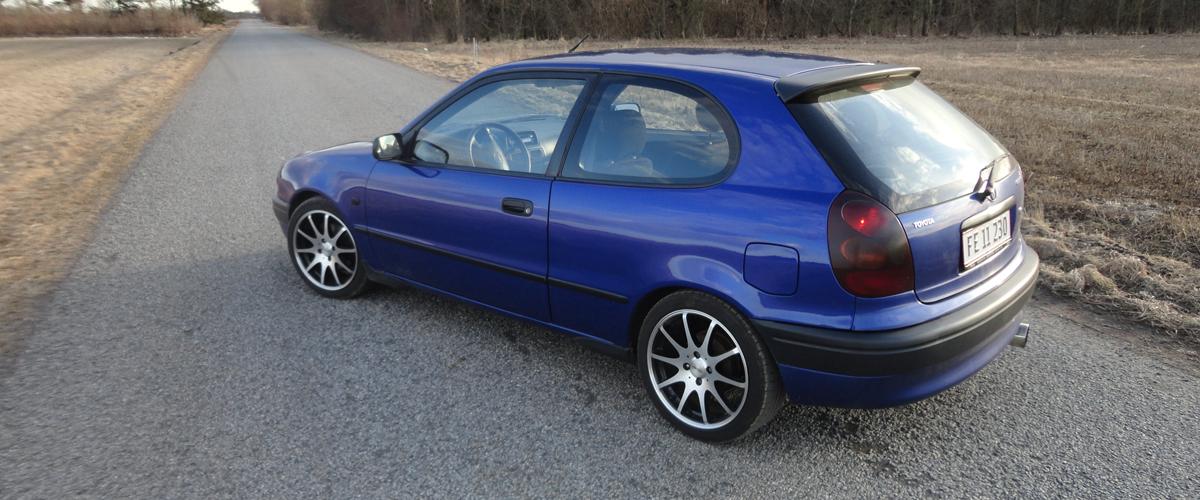Toyota Corolla E11 - 1998 - Min første bil. Dejlig økonom...