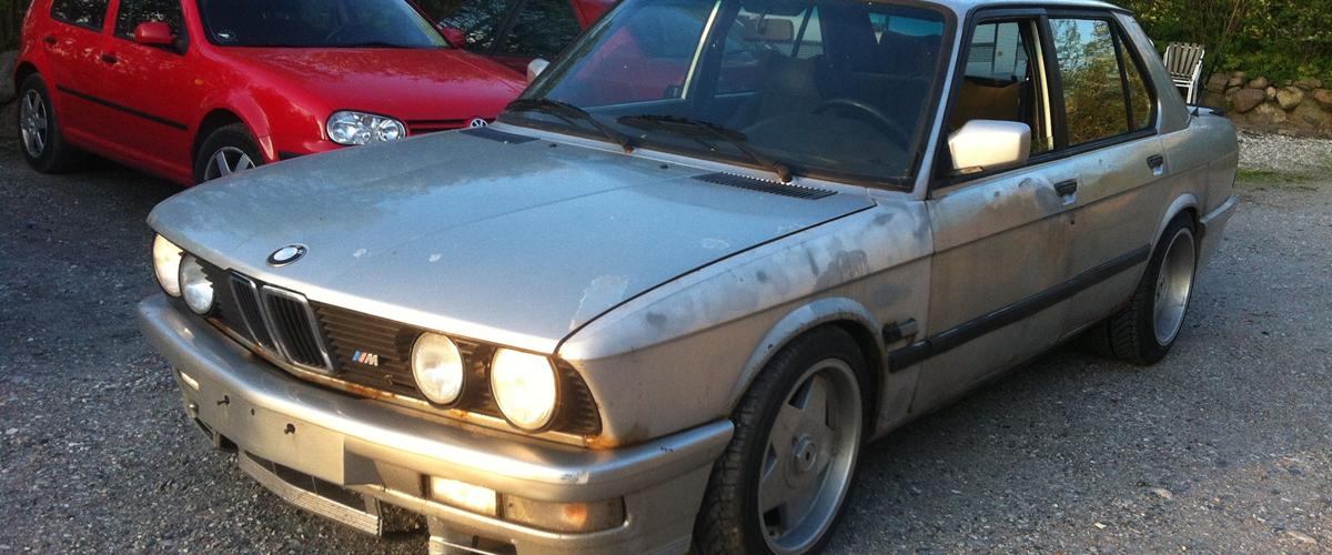 BMW E28 528i shadowline - 1984 - Det er en rigtig klassiker