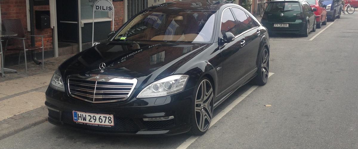 Mercedes Benz S 55 AMG - 2010 - billeder af kabinen er taget ...