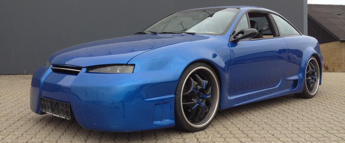 Opel Calibra V6 widebody - 1991 - Ombygget for 300.000kr i sin ...