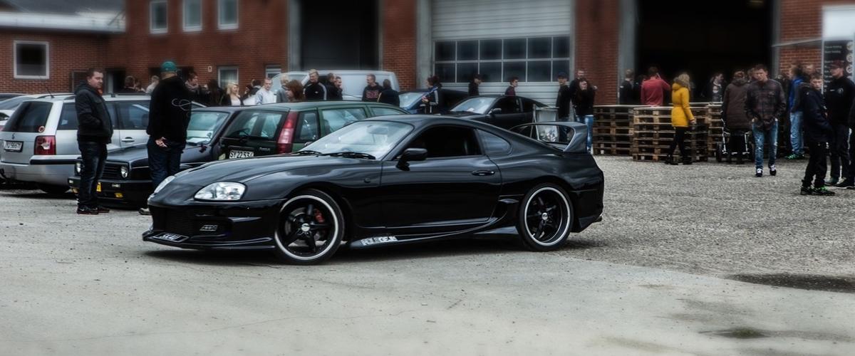 Toyota Supra mk4 single turbo - 1994 - Længste på 70L benzin : 310km...