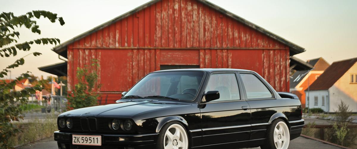 BMW E30 M-Tech II - 1987 - Billeder af motorrum og indv....