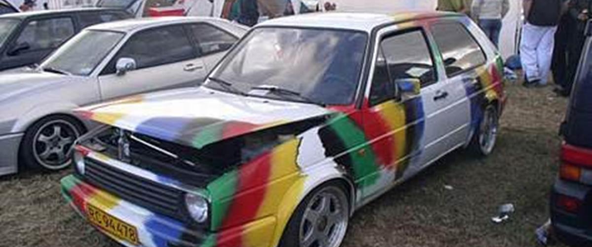 VW Golf 2 GTI Color [Solgt] - 1984 - Interiør belysning og dioder ...