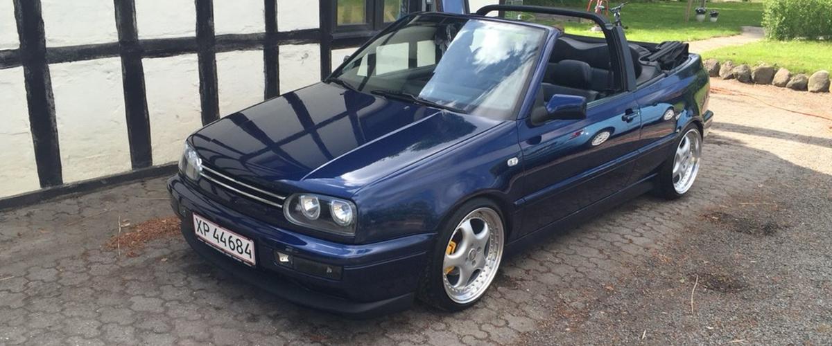 VW Golf 3 cabriolet - 1994 - Et pragt eksemplar der kun ha...