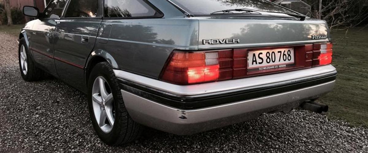 Rover 827 Vitesse sidste i DK - 1989 - Bilen er den sidste i DK og M...