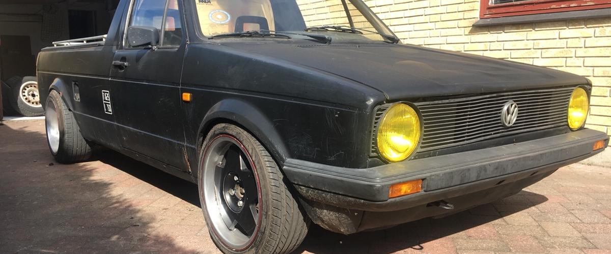 VW Caddy mk1 - 1988 - Tag godt imod denne gamle dam...