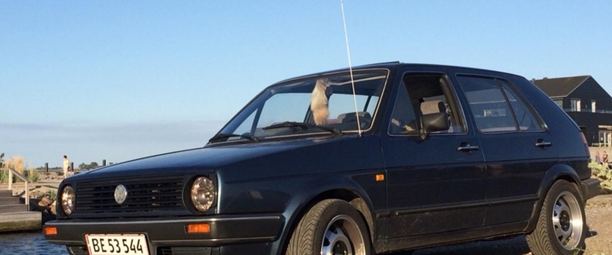 VW Golf 2 GL - 1986 - Er hentet hjem fra Tyskland...