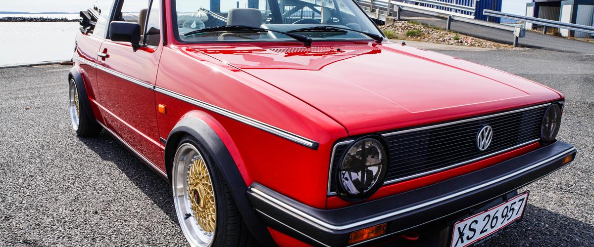 VW Golf MK1 GLI Cabriolet - 1987 - Byd den velkommen!