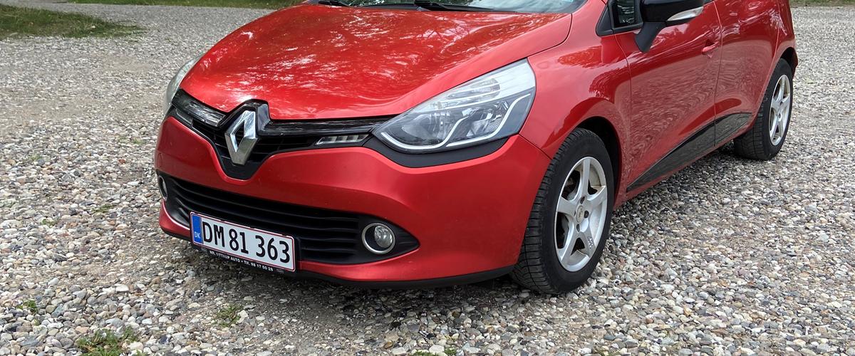 Renault Ny Clio - 2013 - Rigtig flot rød Renault Clio ...