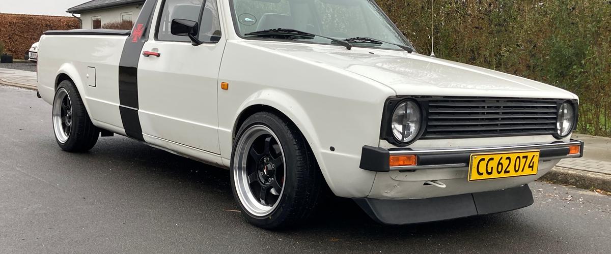 VW Caddy Mk1 1.8 GT Pickup - 1990 - Tag godt imod et ægte old-Sch...