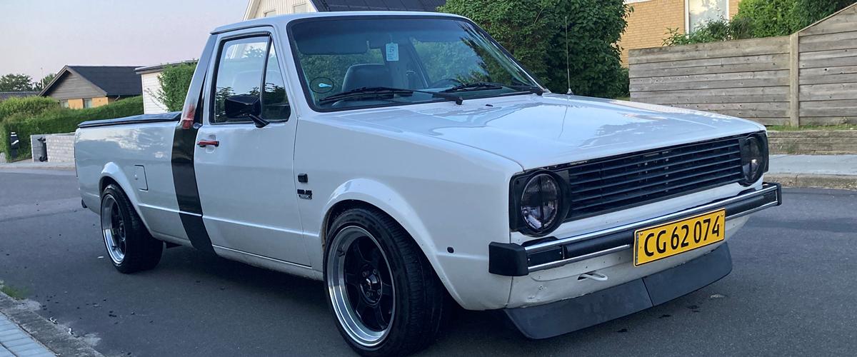 VW Caddy Mk1 1.8 GT Pickup - 1990 - Tag godt imod et ægte old-Sch...