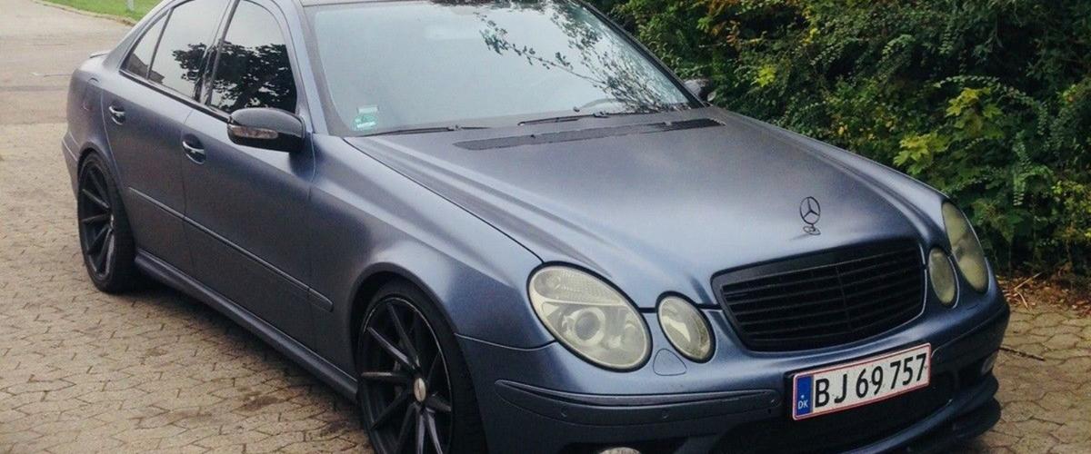 Mercedes E55 AMG 5,4 V8 kompressor 600 hk - kr. 119000 - brugte biler