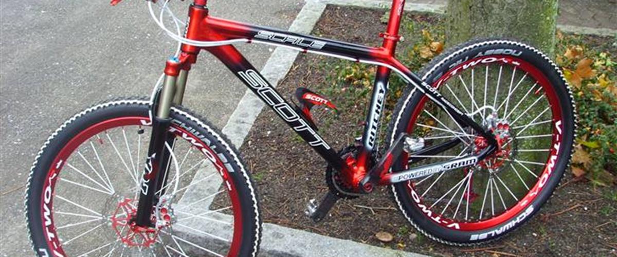 Scott scale 30 2009 modified SOLGT - Mountain - Cyklen vejer ca 9.92