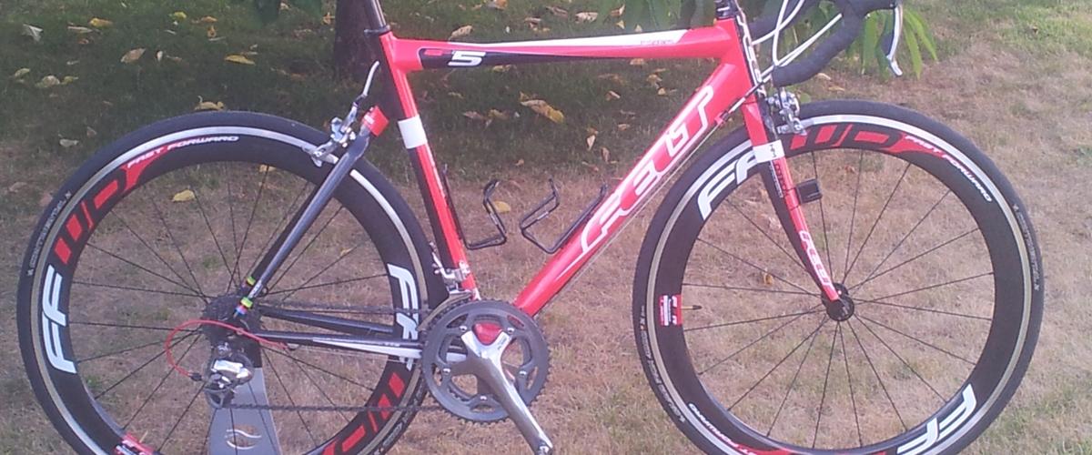 Felt F5 2010 model - Racer - min første carbon cykel. Væg...