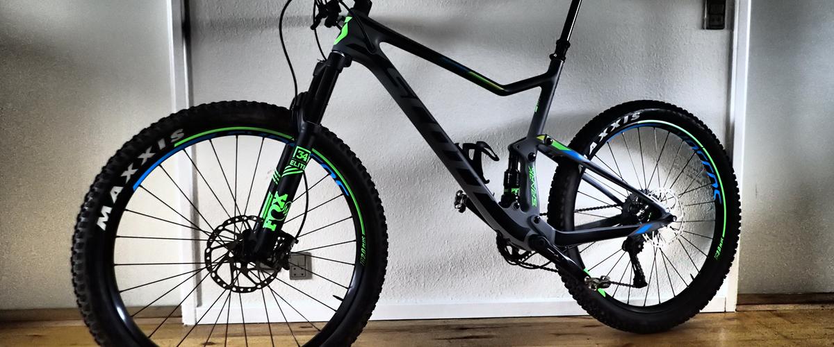 Scott Spark 710 Plus 2017 - Trial - min første mid fat fully, med...