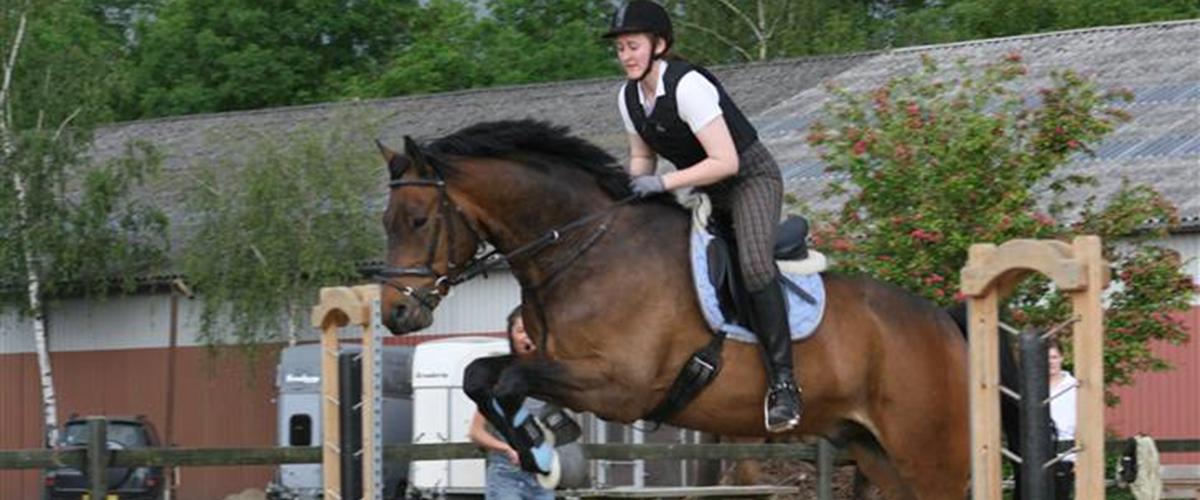 Spring med Lise Theil - Diverse hest - Uploadet af Simone N. Petersen S