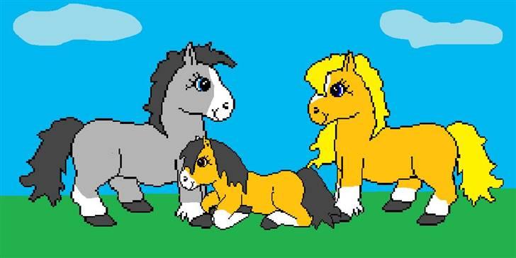 Computer tegnede heste - Tegninger - Fotos fra $ Marie and the black ...