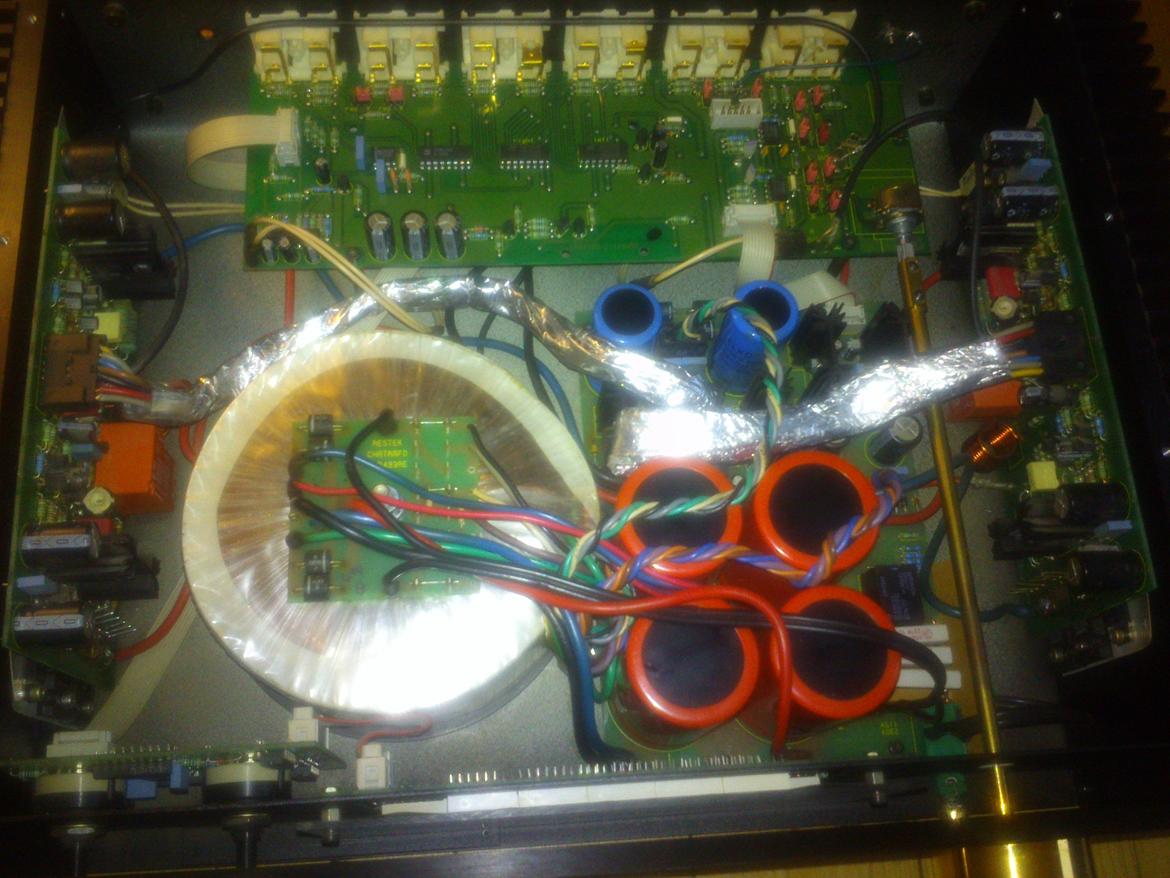 Restek Challenger integreret forstærker MOD ! - Diverse hifi - Fotos ...