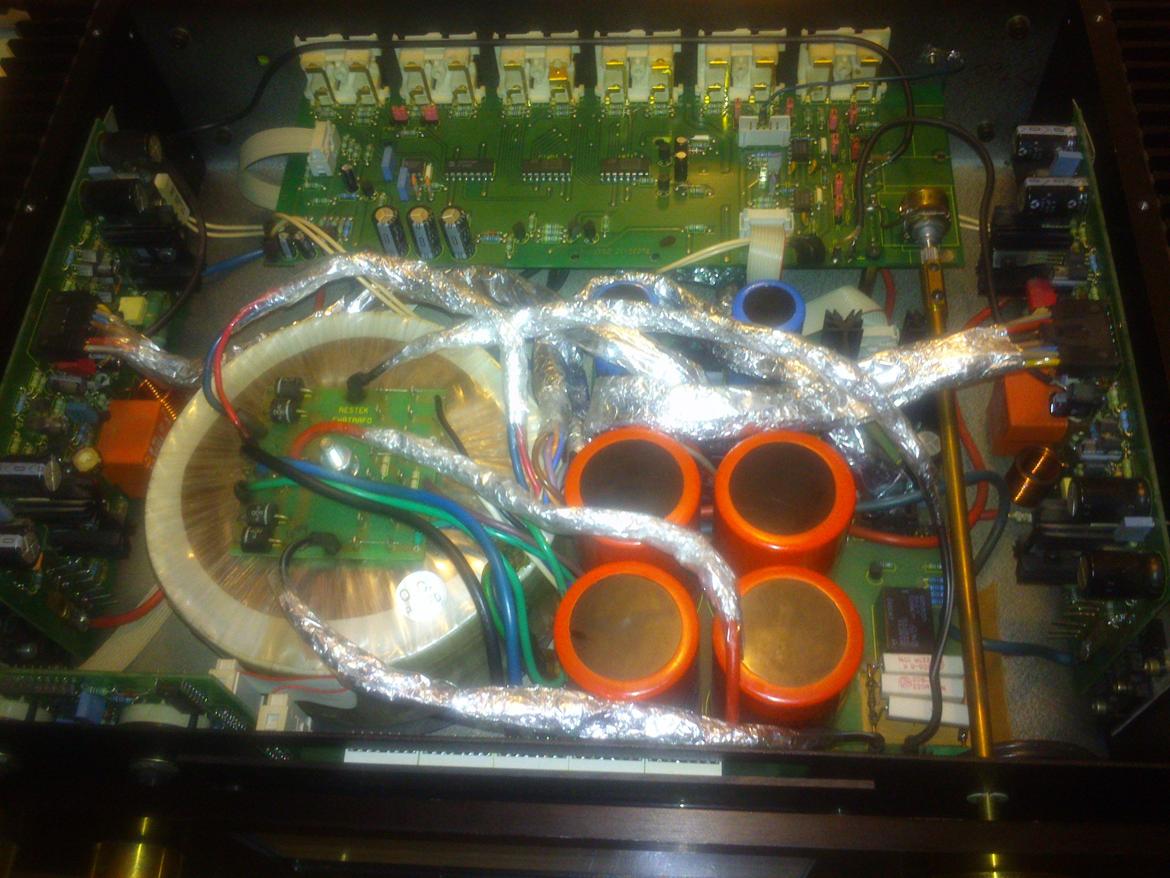 Restek Challenger integreret forstærker MOD ! - Diverse hifi - Fotos ...